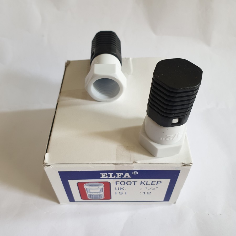 Jual Foot Klep / Foot Klep PVC / Foot Valve Elfa 1/2” Foot Klep / Foot ...