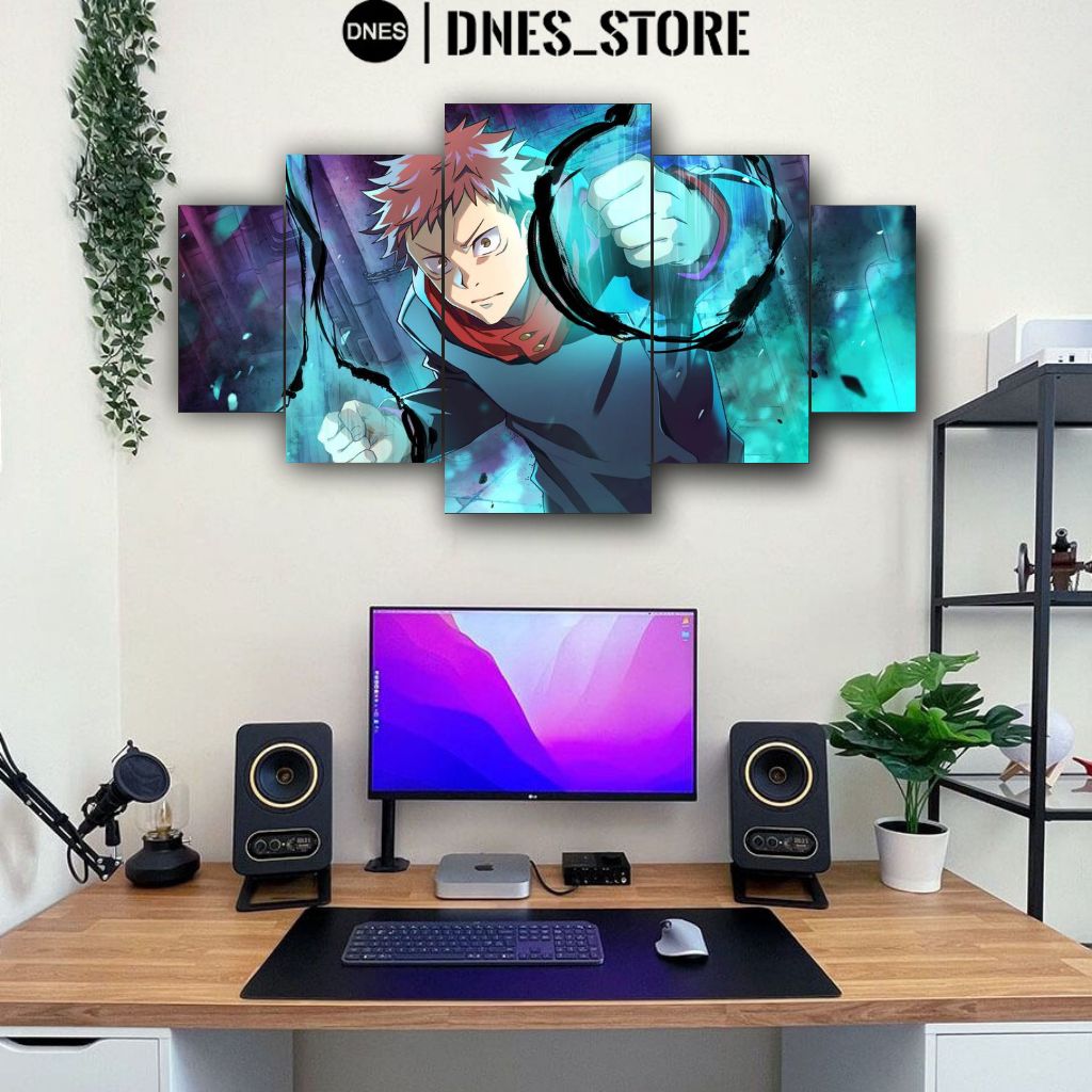 Jual DNES STORE Wall Decor Itadori Yuji Jujutsu Kaisen 1 Set Hiasan ...
