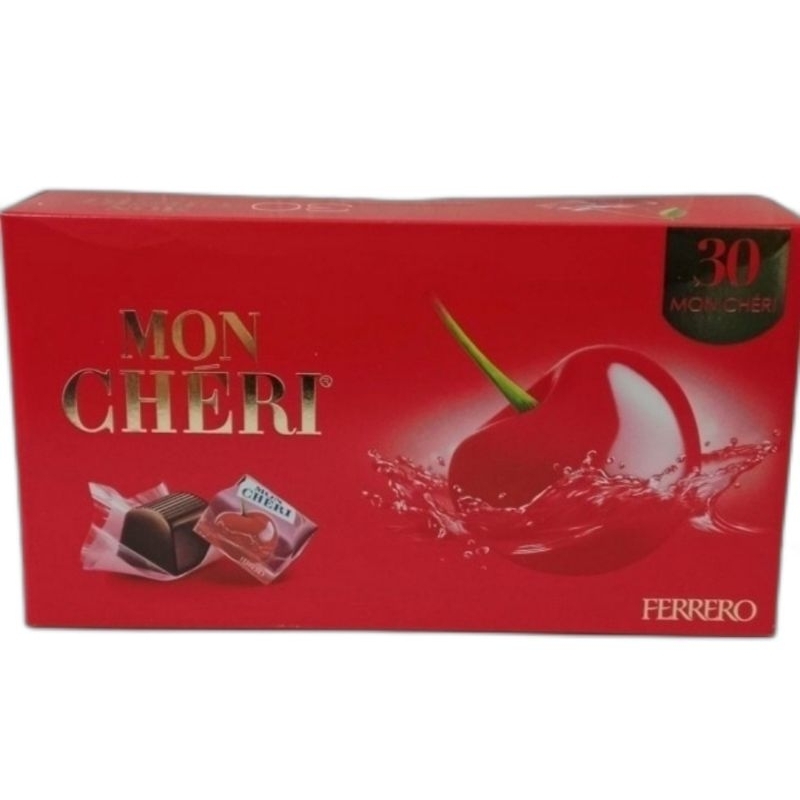 Jual Ferrero Mon Cheri Cherry Chocolate 315g Box 30Pcs Cokelat Ceri ...
