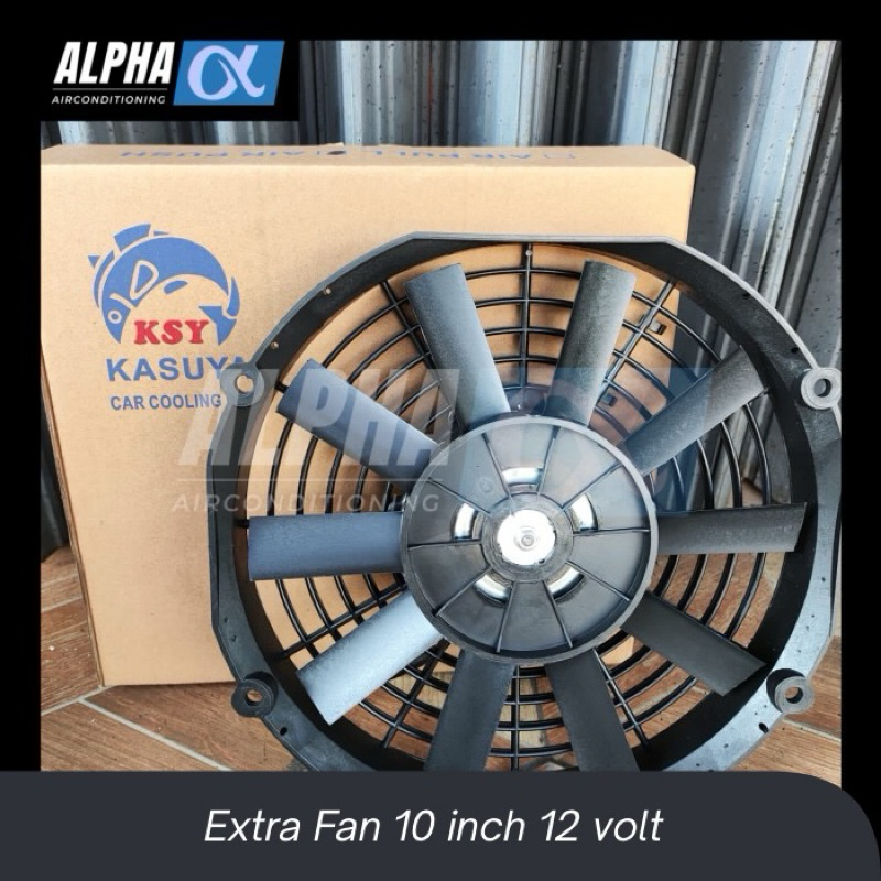Jual Extra Fan Universal 10 inch 12 volt | Shopee Indonesia