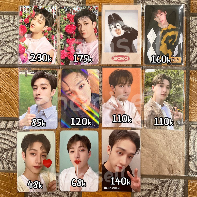 Jual Photocard Stray Kids Bangchan 5 star skz2020 makestar bdm yes24 HMV MMT go live swkr bang ...