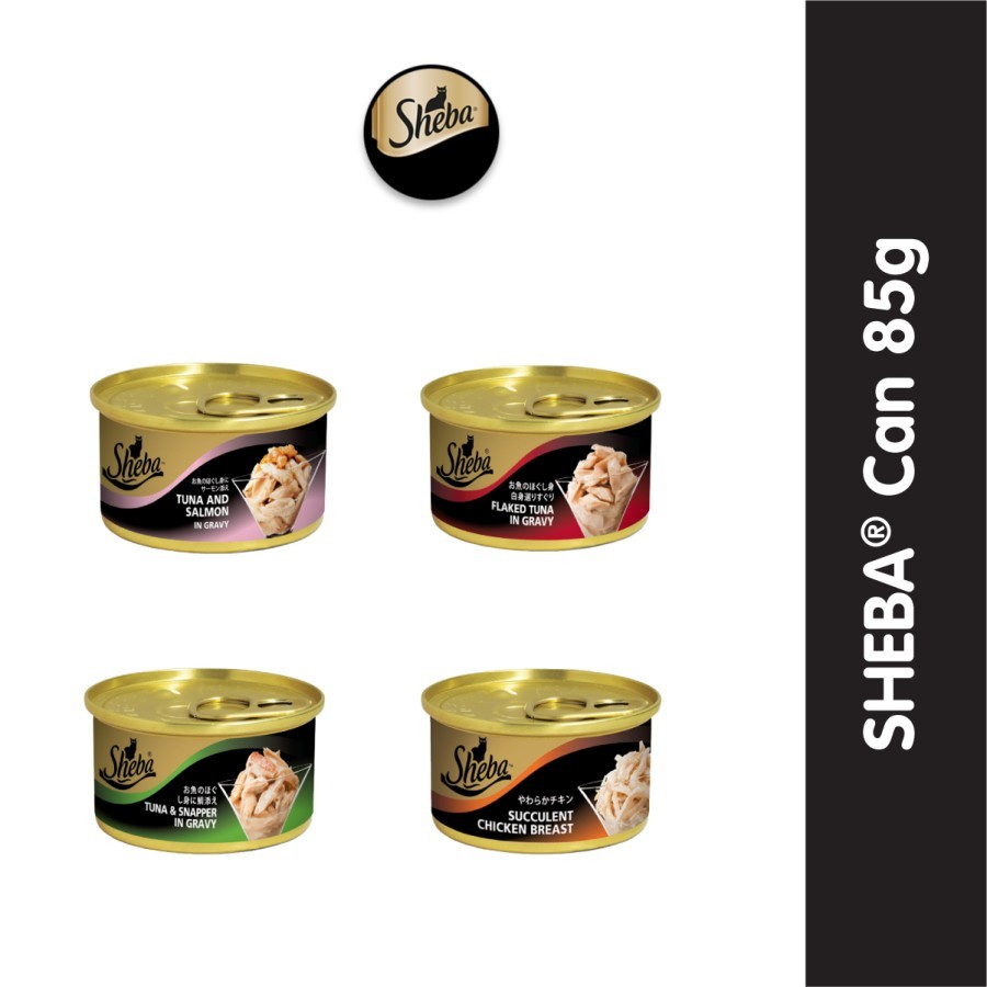 Jual Makanan Kucing Basah Sheba Kaleng 85gr Can 85 gram Adult Cat Wet ...