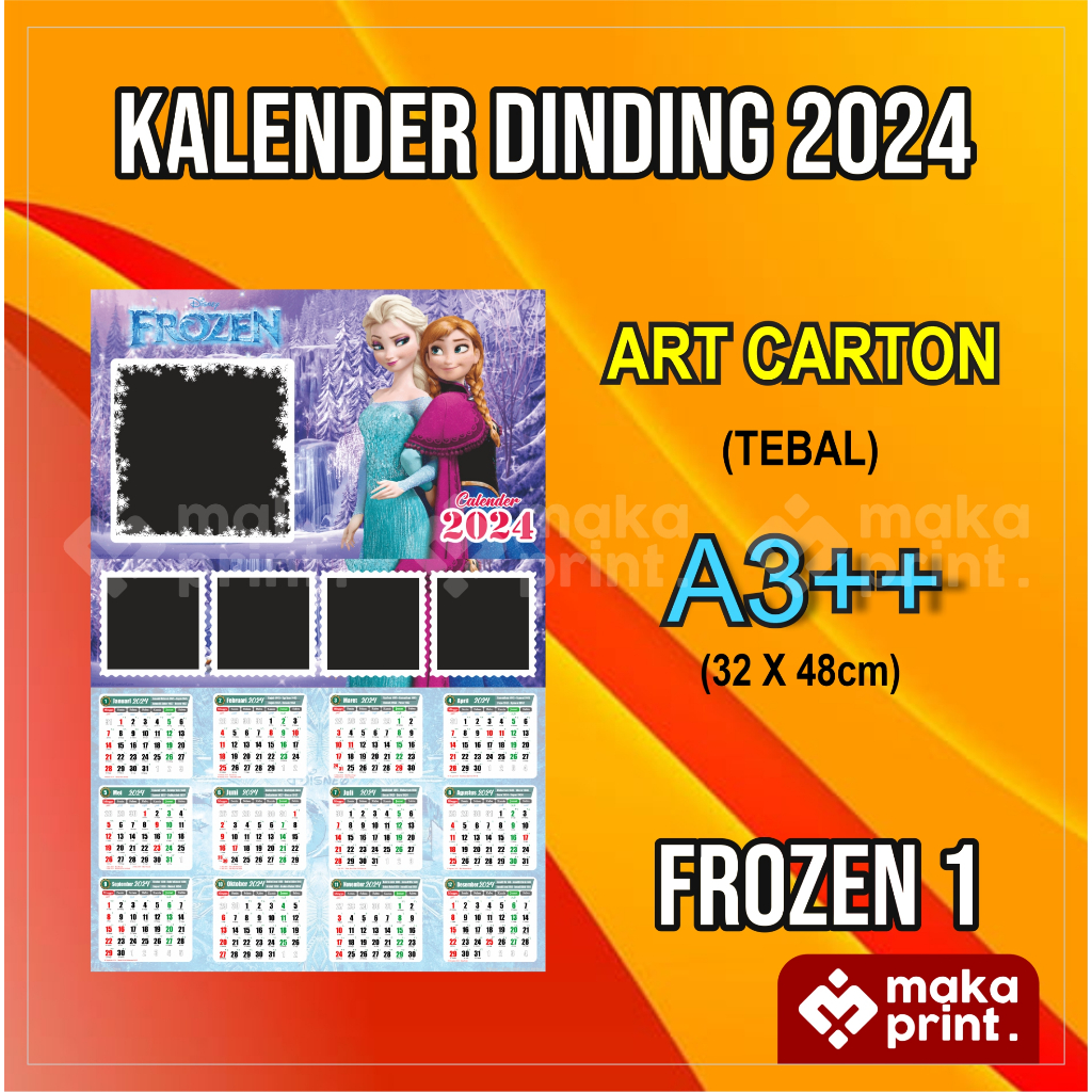 Jual Kalender Dinding Custom 2024 - Souvenir Kalender - Kalender Desain ...