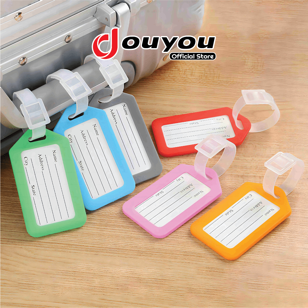 Jual Label Nama Tas Bagasi Gantungan Nametag Koper Luggage Tag Travel ...