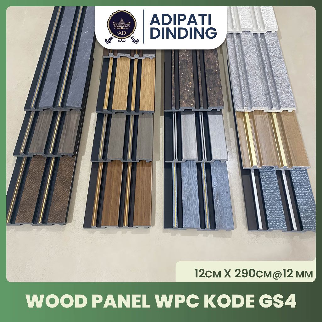 Jual WOOD PANEL 3D KODE GS4 | WALL PANEL WPC TEBAL 12 MM LEBAR 12 CM ...