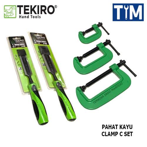 Jual TEKIRO Pahat Kayu / Clamp C Set | Shopee Indonesia