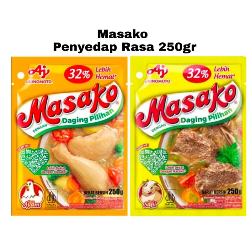 Jual MASAKO Penyedap Rasa 100/250gr | Shopee Indonesia