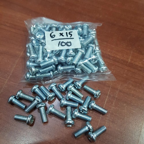 Jual BAUT JP M6 x 15 MM - SEKRUP SKRUP BAUT JP 6x15 ISI 100 PCS | Shopee Indonesia
