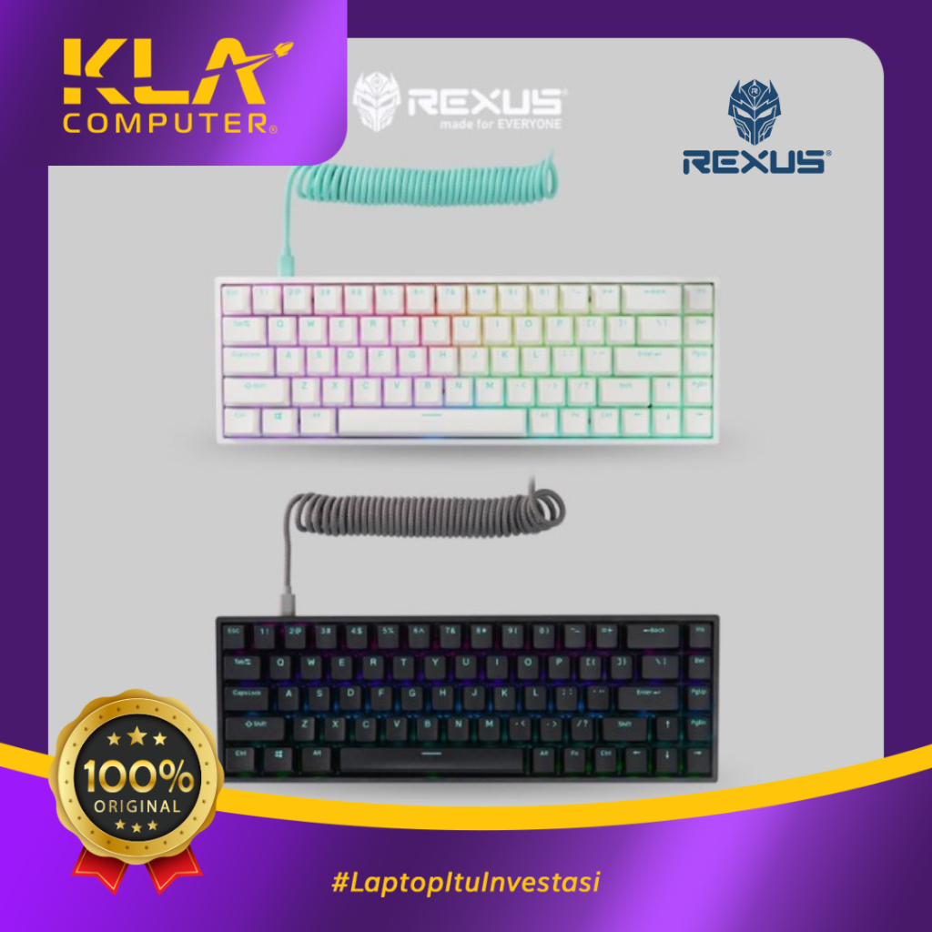 Jual Rexus Keyboard Gaming Mechanical DAIVA D68SF Max South Facing ...