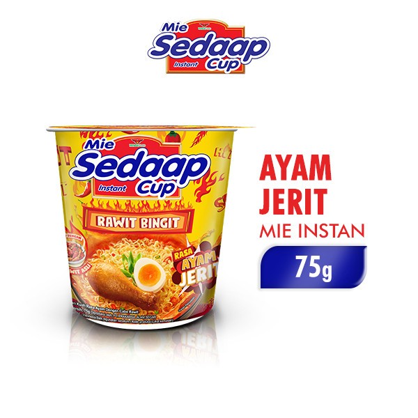 Jual MIE SEDAAP CUP AYAM JERIT 75 G/12 PCS (BOX) | Shopee Indonesia