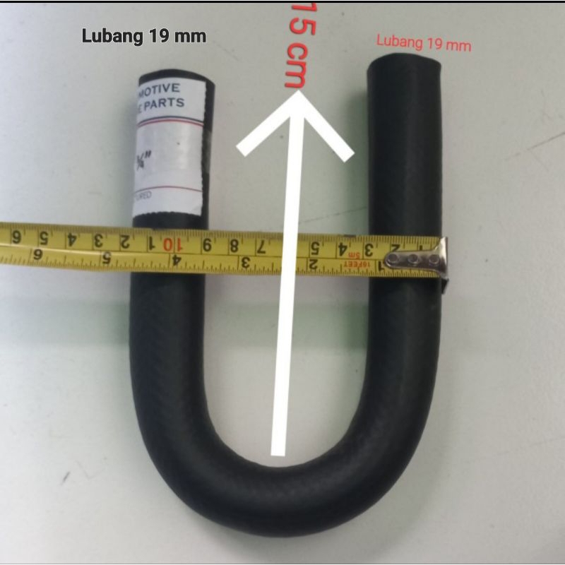 Jual SELANG RADIATOR U 19 MM 3/4 INCH SELANG UDARA SELANG AIR | Shopee ...