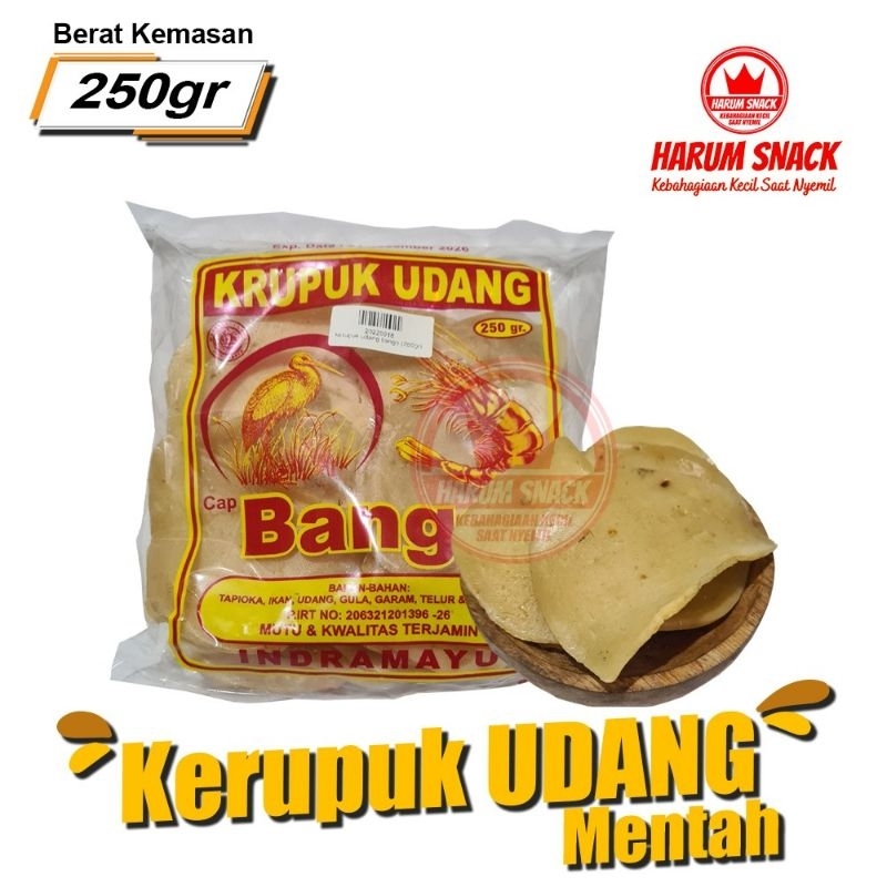 Jual KERUPUK UDANG CAP BANGO 250 gram [Harum Snack Official] | Shopee ...