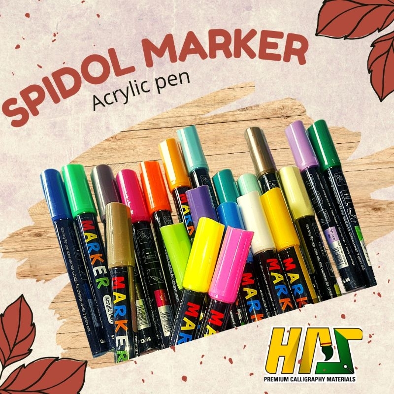 Jual Spidol Acrylic Marker M&G / Acrylic Pen | Shopee Indonesia