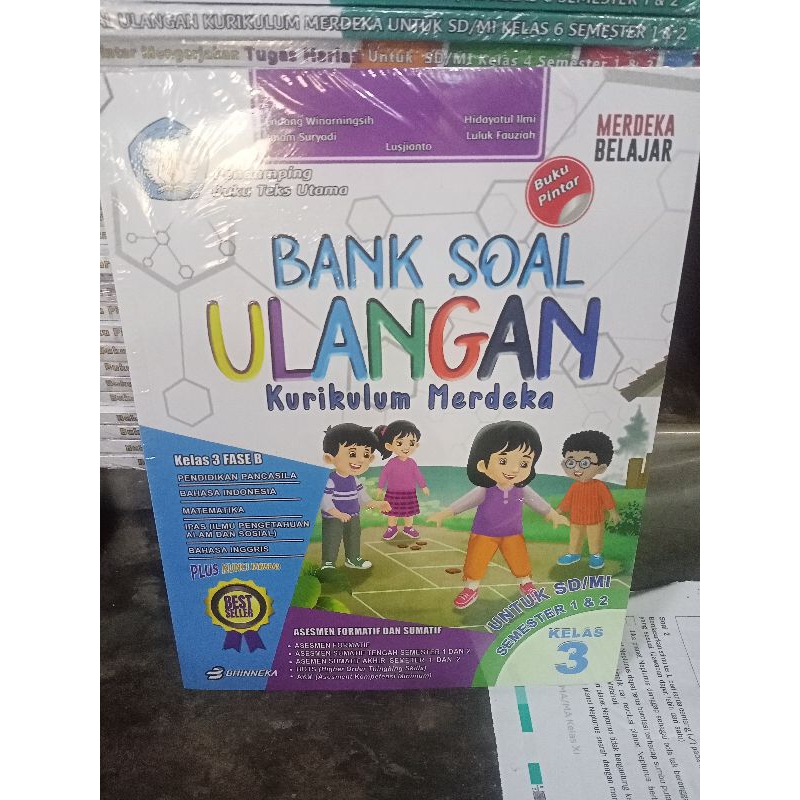 Jual buku bank soal ulangan kurikulum merdeka terbaru untuk kelas 3 semester 1 dan 2 merdeka ...