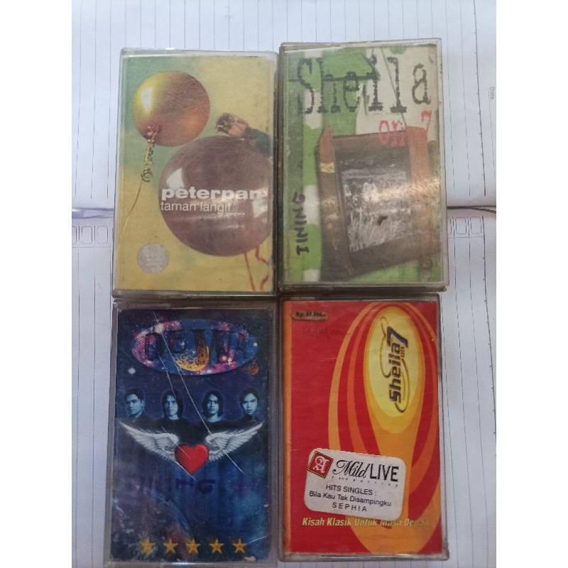 Jual Kaset Dewa 19 Kaset Peterpan taman langit Kaset Sheila on 7 ...