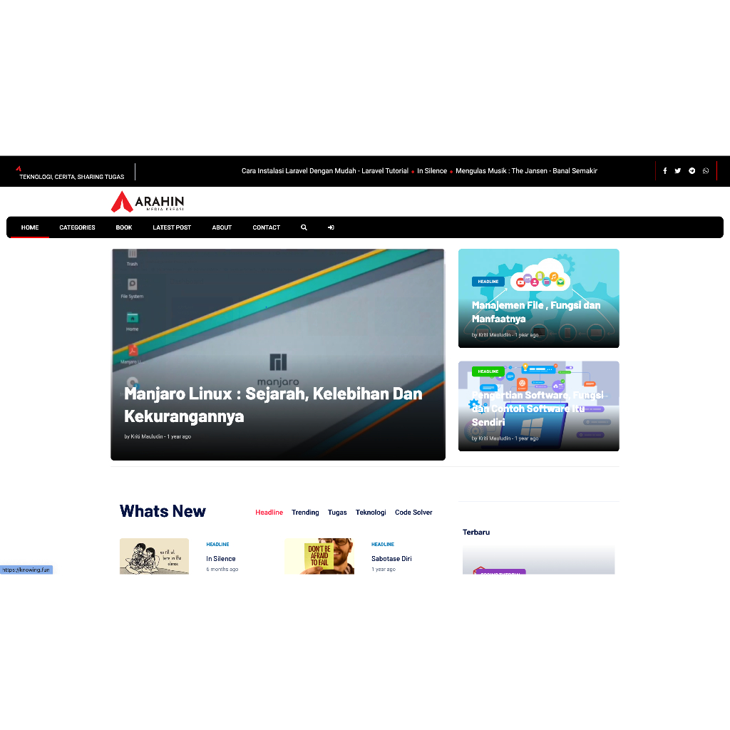 Jual Software program sistem artikel dan posting buku | Shopee Indonesia