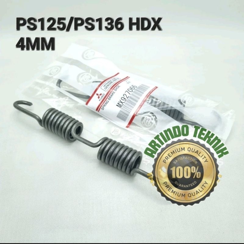 Jual SPRING BRAKE SHOE PER KAMPAS REM CANTER HDX Ps136 HDL TEBAL 4MM ...