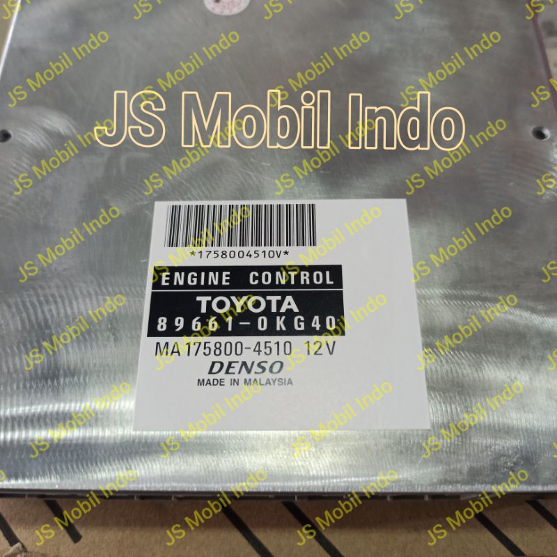 Jual Ecu Computer Komputer Toyota Innova Diesel Manual MT 2005 2006 ...