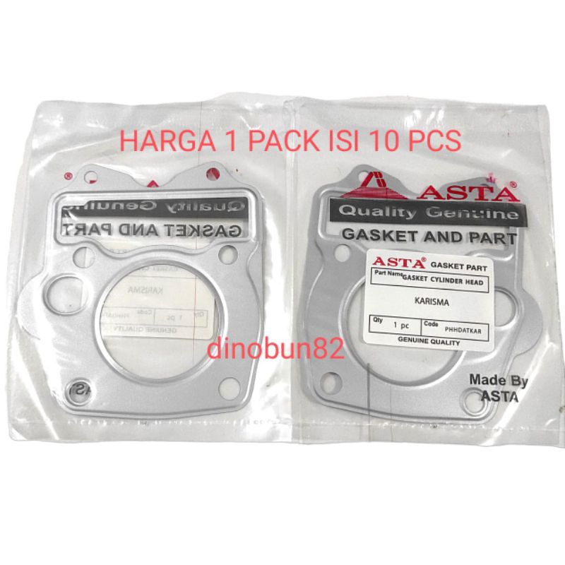 Jual paking head / gasket cylinder head KARISMA SUPRA X 125 KARBU KIRANA asta | Shopee Indonesia