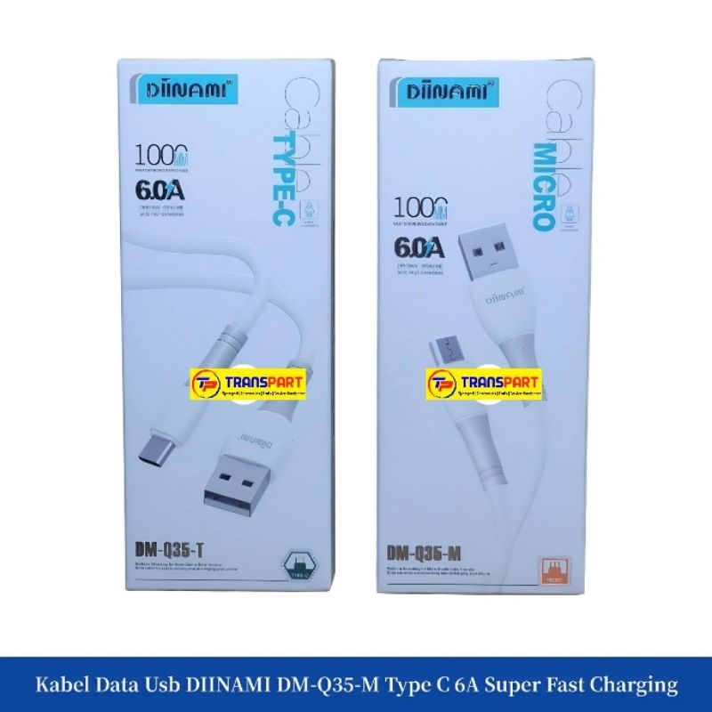 Jual Kabel Data Usb DIINAMI DM-Q35-M Type C 6A Super Fast Charging | Shopee Indonesia