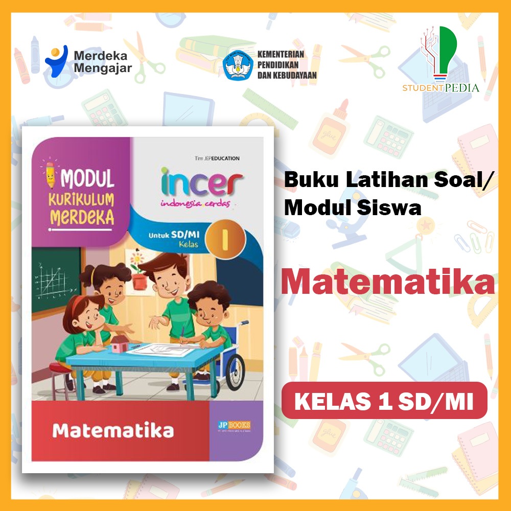 Jual Student Pedia - Buku Siswa Sekolah Modul Latihan Soal INCER Matematika SD Kelas 1 ...