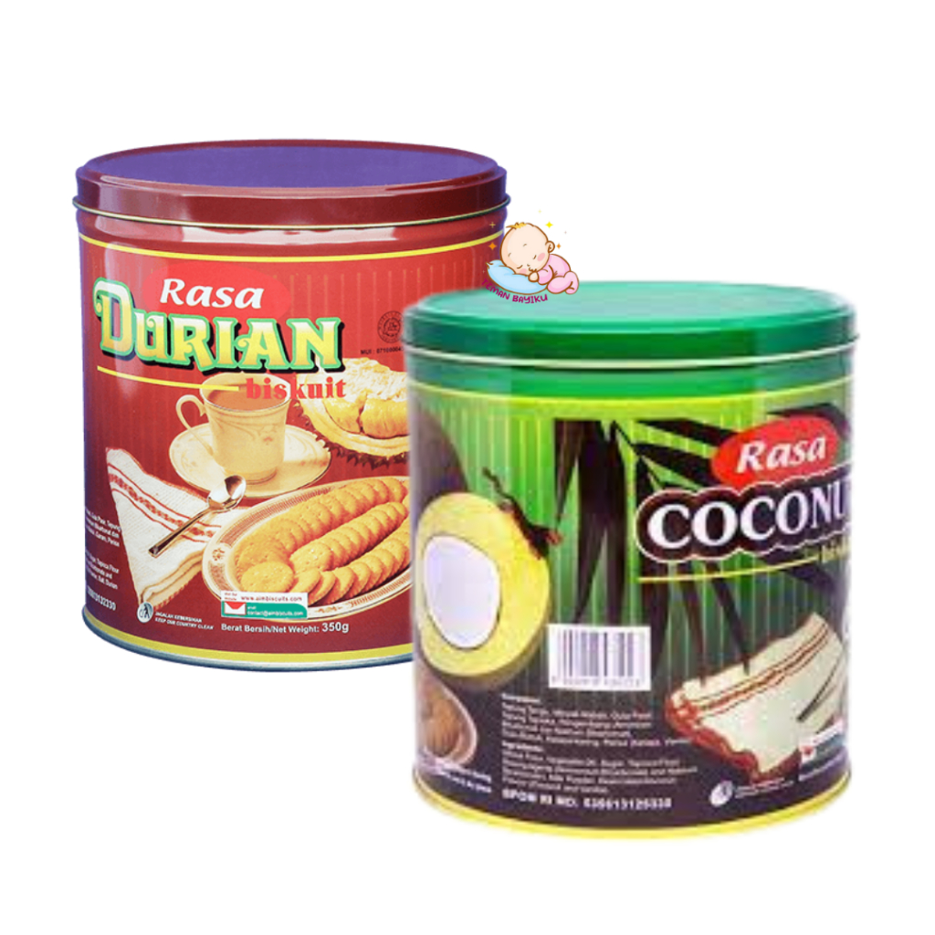 Jual AIM Biskuit Kaleng 350gr rasa coconut durian | Shopee Indonesia