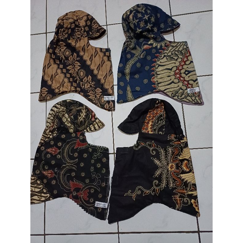 Jual (4pcs) BATIK/ topi welder, las, tupung, sebo | Shopee Indonesia