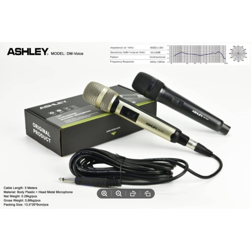 Jual Mic Kabel Ashley DM Voice / DMVoice Original | Shopee Indonesia
