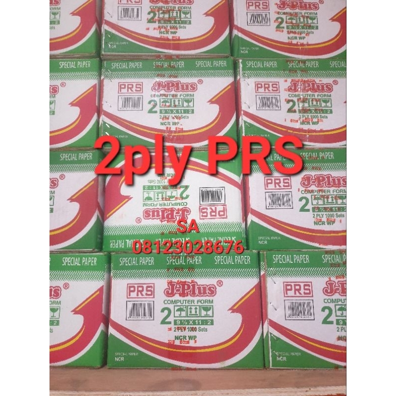 Jual CF Continuous Form 2ply PRS merk JPLUS isi 1000sets 9.5x11 /2 ...