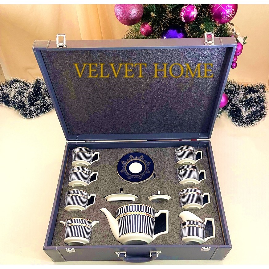 Jual Tea SET Hampers gift parcel teacup cangkir Imperial Blue Tea Cup ...