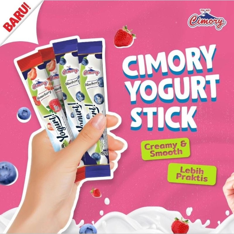 Jual Cimory stick rasa blueberry dan strawberry 40gr | Shopee Indonesia