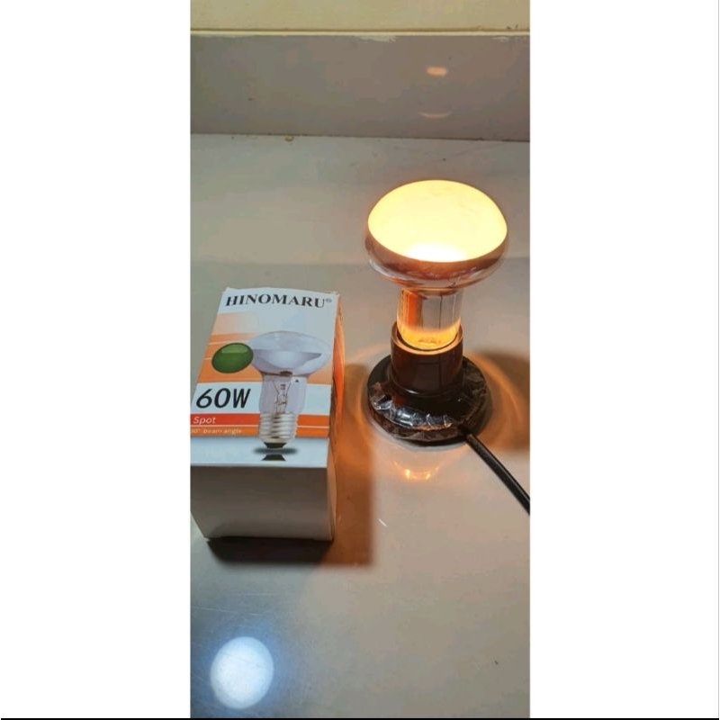Jual Lampu Penghangat Ayam Chicken Spot Hinomaru 60 Watt 40 Watt 25 ...