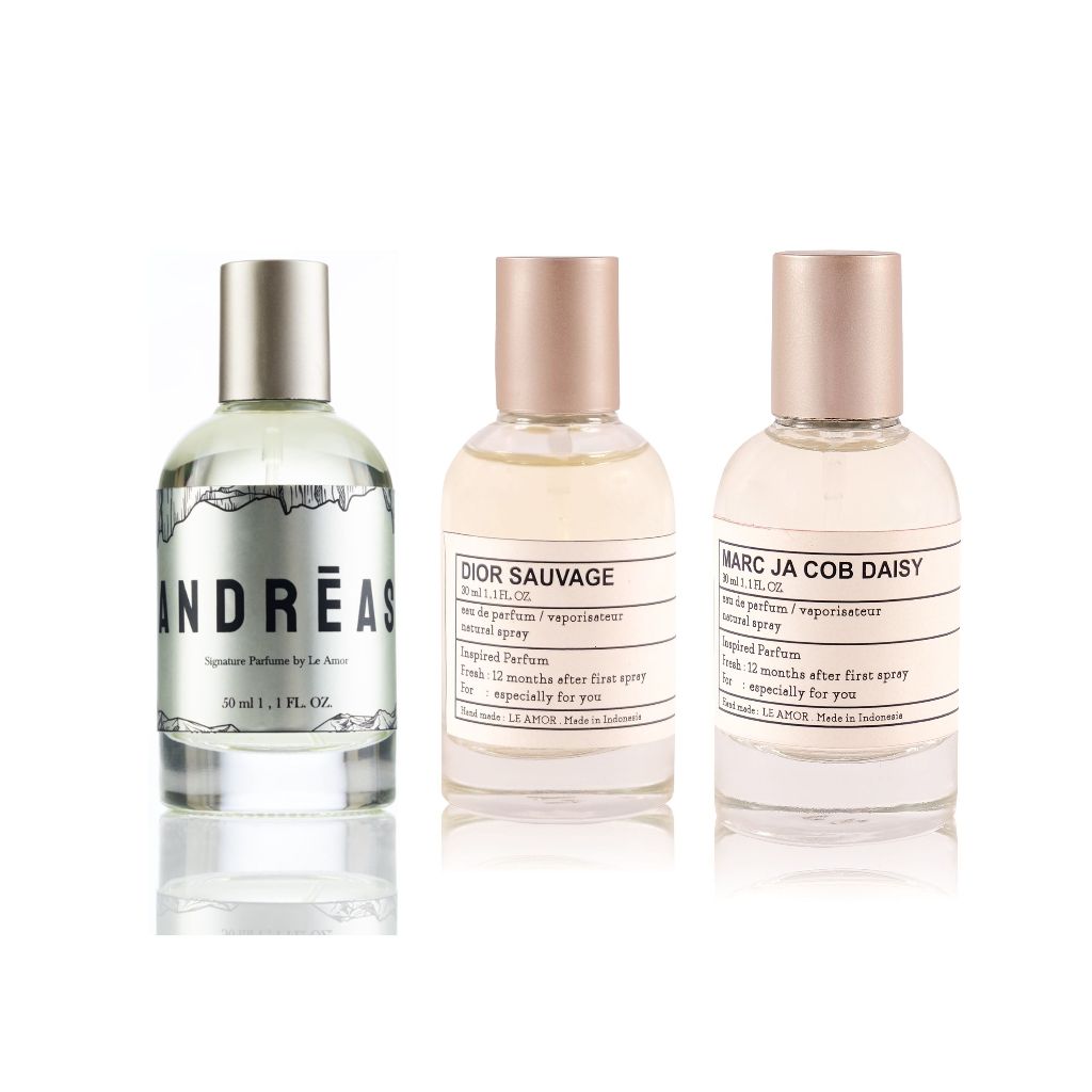 Jual LE AMOR BUNDLING 3 VARIANT BEST SELLER 30ML - PARFUM WANITA PRIA ...
