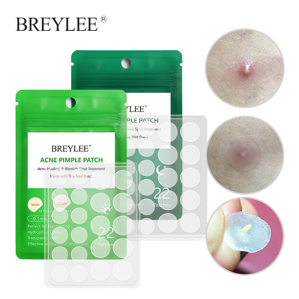 Jual BREYLEE Acne Pimple Patch Day Night Stiker Jerawat 22 Patches ...