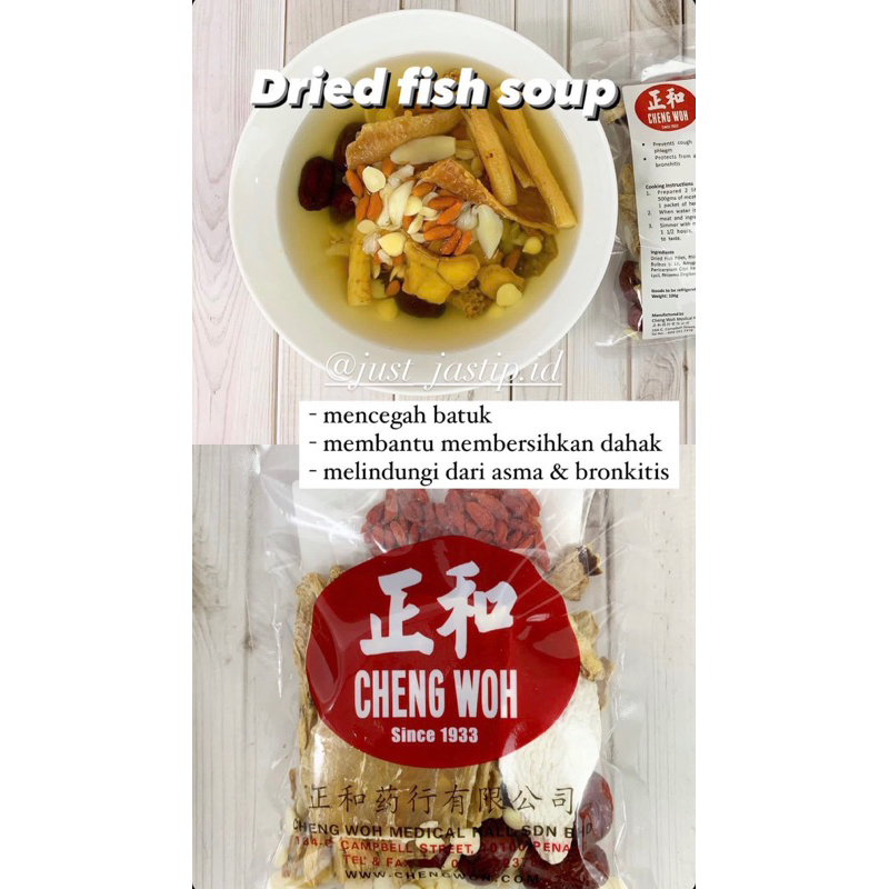 Jual Dried Fish Soup Cheng woh (PO PENANG) | Shopee Indonesia