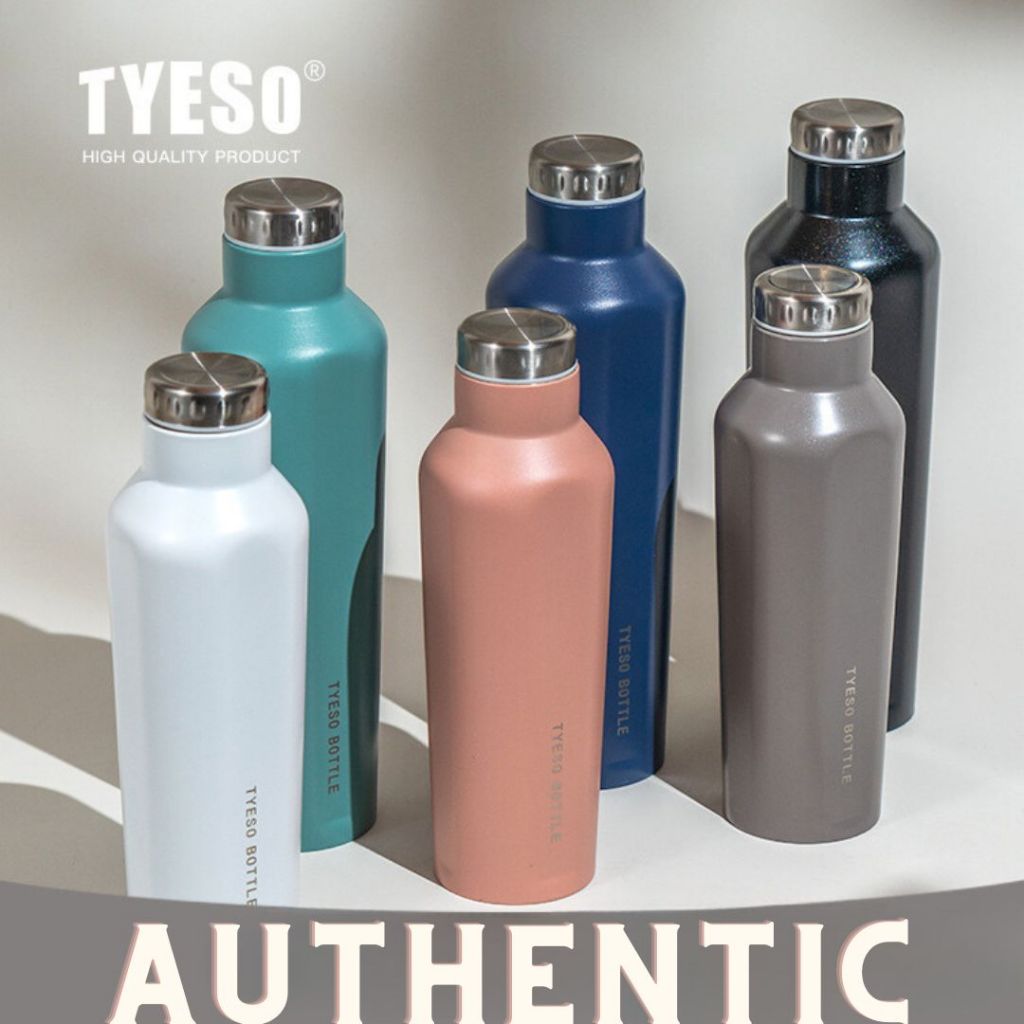 Jual [ORIGINAL] TYESO Vacuum insulated bottle/Tumbler Stainless Bpa Free (8710) | Shopee Indonesia
