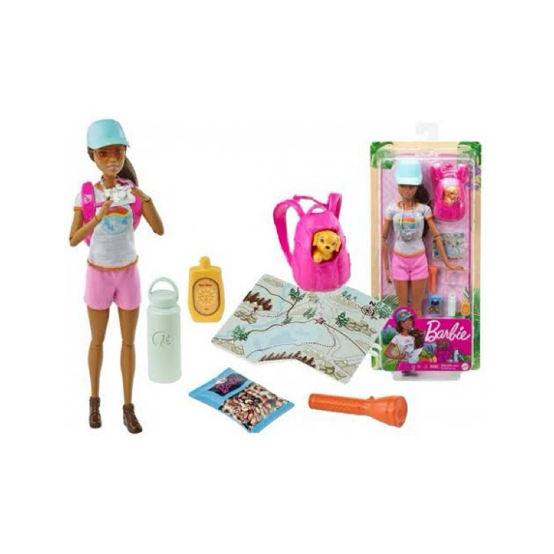 Jual Barbie Fashion Made to Move GRN66 Barbie Hiking doll | Shopee ...