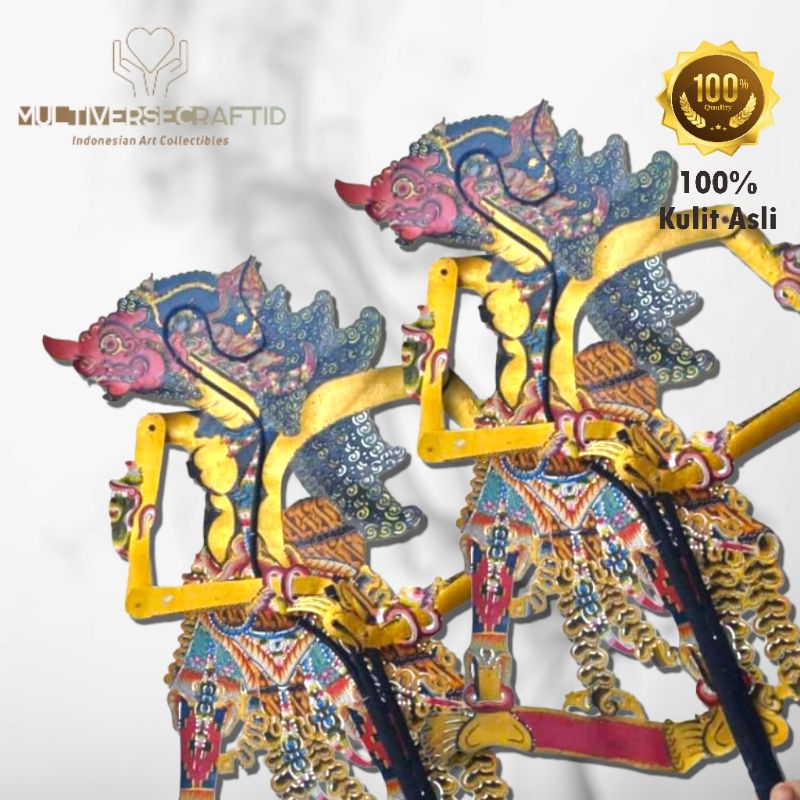 Jual Wayang Alusan Dursala Bahan Kulit Sapi Bahan Premium Kulit Asli ...