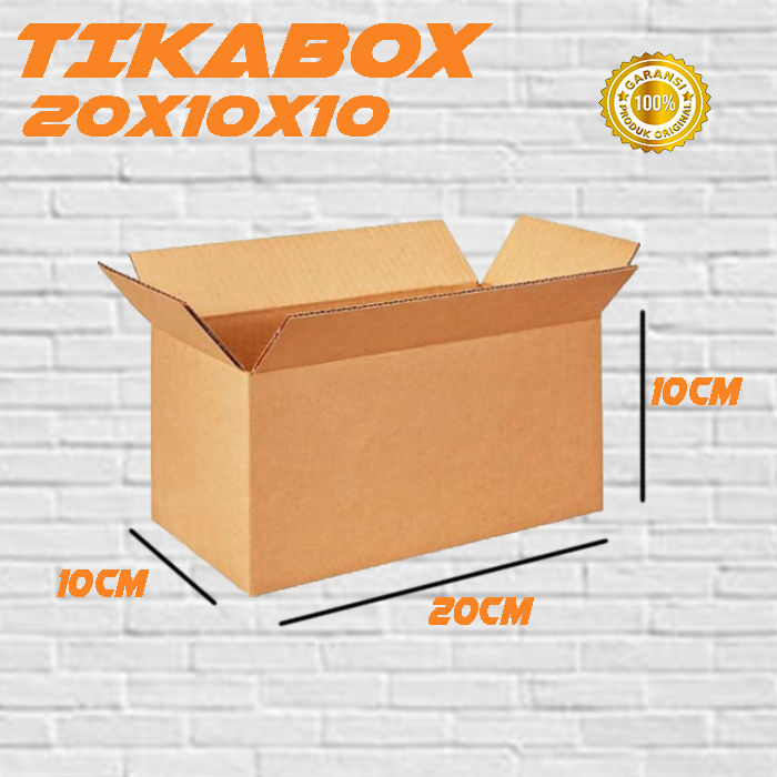 Jual KARDUS PACKING UKURAN 20X10X10 POLOS KARTON BOX CURRUGATED DUS ...