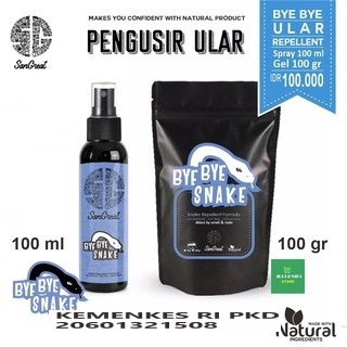 Jual Paker Pengusir Ular Alami Bye Bye Snak gel 100 gr dan Spray 100 ml ...