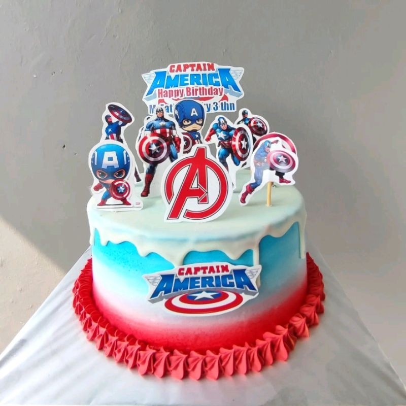 Jual birthday cake / karakter cake / korean cake / kue ultah anak / kue ...