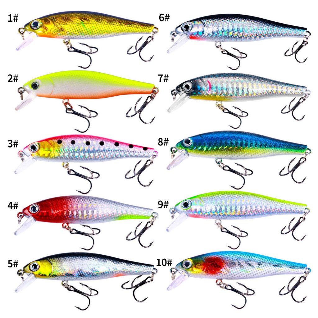 Jual Umpan Pancing Casting Minnow 8,8cm 9,2gr ultralight fishing lure ...