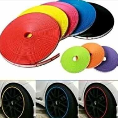 Jual lis stiker velg ban mobil 8 meter | Shopee Indonesia