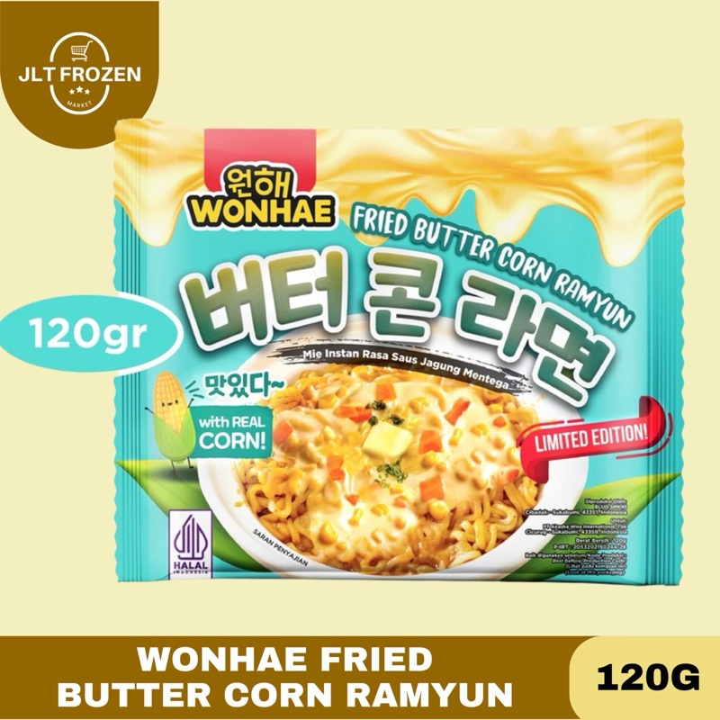 Jual Wonhae Mujigae Mie instan Ramyun / Fried Butter Corn Ramyun / Beef ...