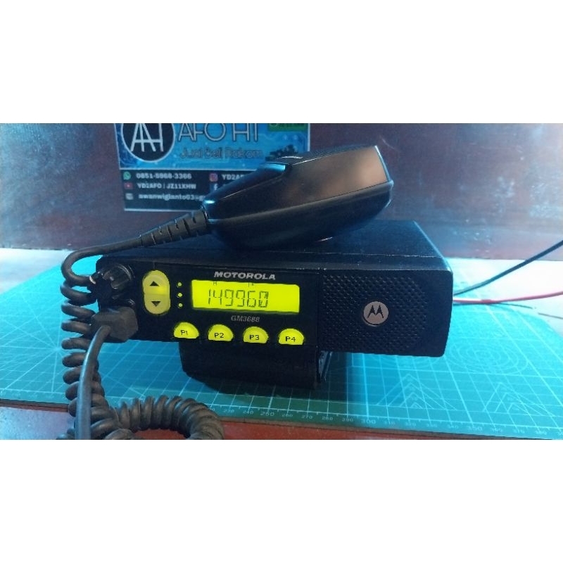 Jual RIG MOTOROLA GM 3688 VHF | Shopee Indonesia