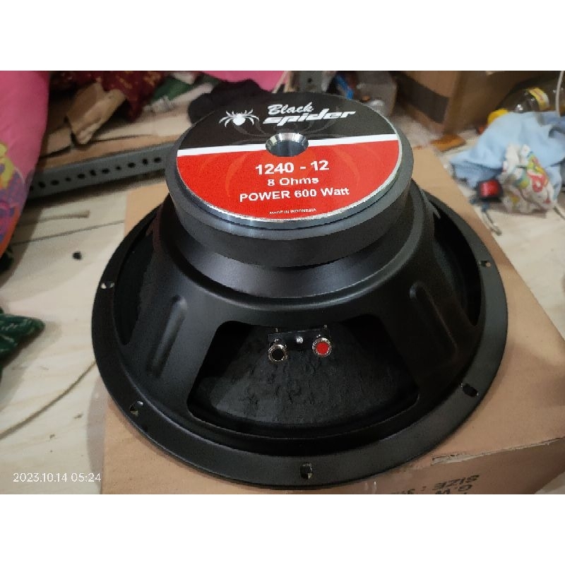 Jual SPEAKER/SEPIKER 12inc BLACK SPIDER 1240-12 600WATT | Shopee Indonesia