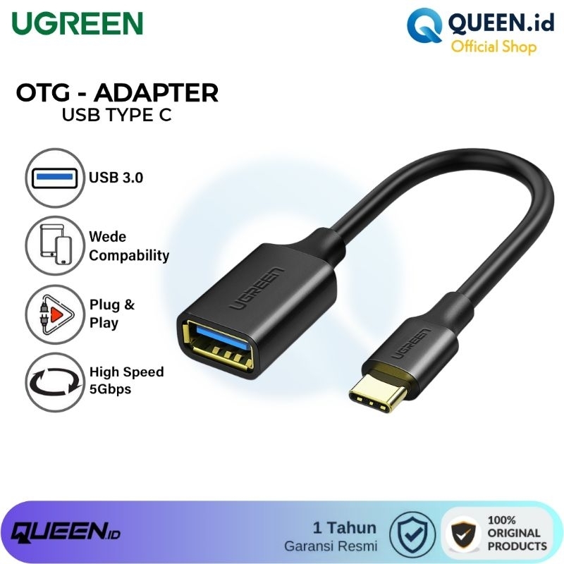 Jual UGREEN OTG Converter Adapter USB TYPE C TO USB 3.0 Kabel OTG ...