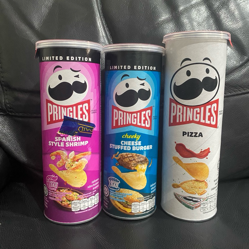 Jual Pringles Limited Edition Cheese Stuffed Burger / Spanish Style ...
