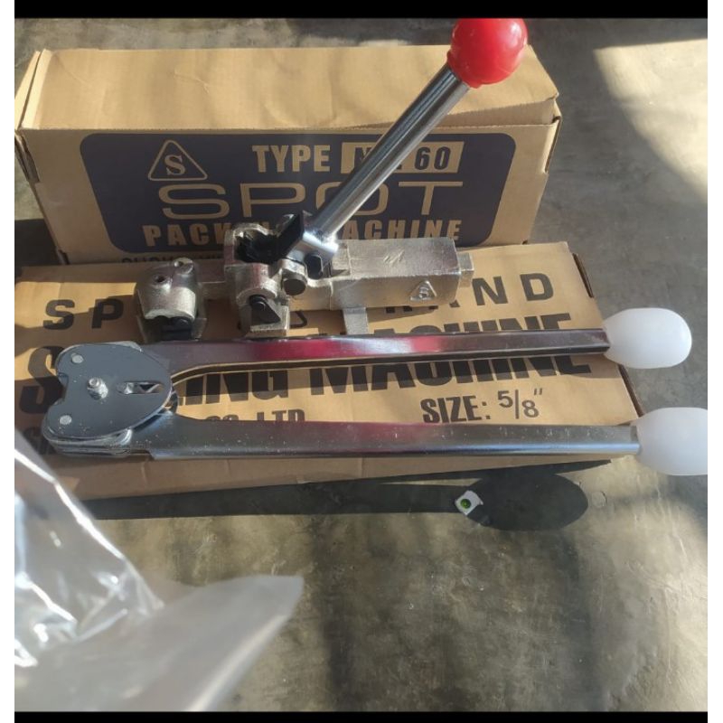 Jual Alat packing manual 5/8 inch spot strapping machine band high ...