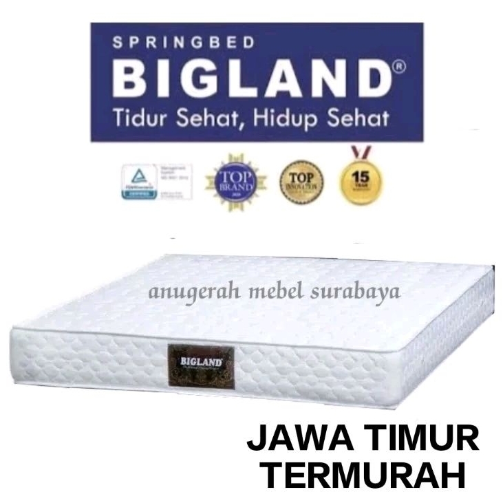 Jual Kasur Springbed BIGLAND Garansi 15 Tahun (JAWA TIMUR) | Shopee Indonesia